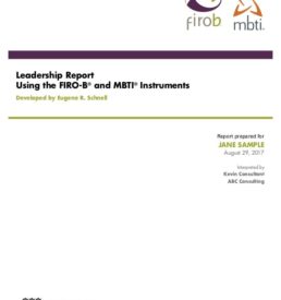 FIRO Business & FIRO-B Tests - Career Assessment Site