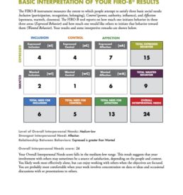 FIRO Business & FIRO-B Tests - Career Assessment Site